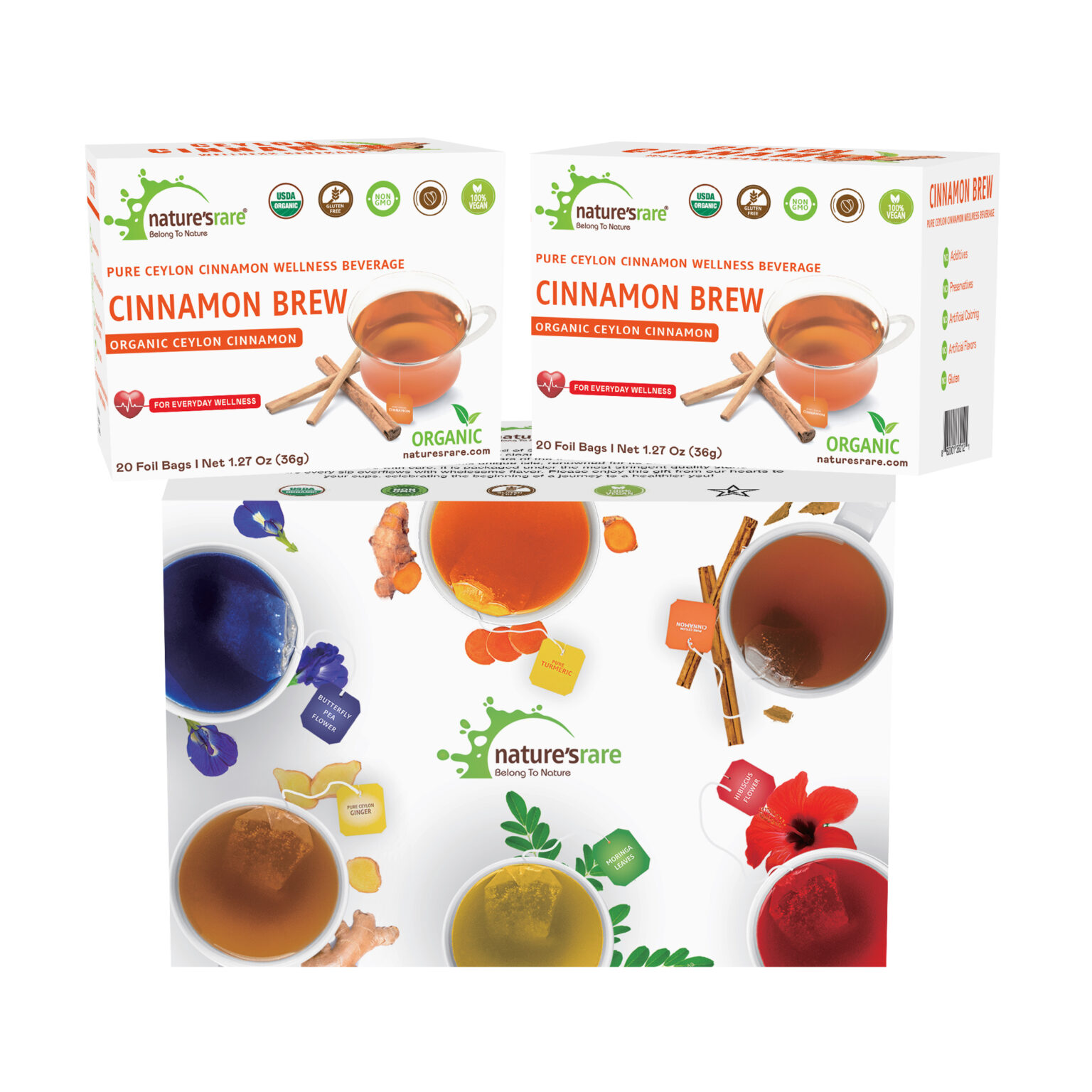 Pure Ceylon Cinnamon Brew | Nature's Rare | Cinnamon Tea