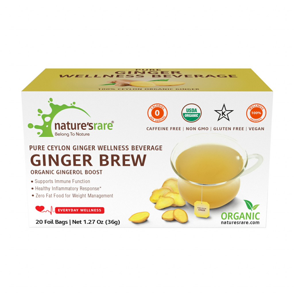 Pure Ceylon Ginger Brew | Nature's Rare | Ginger Tea